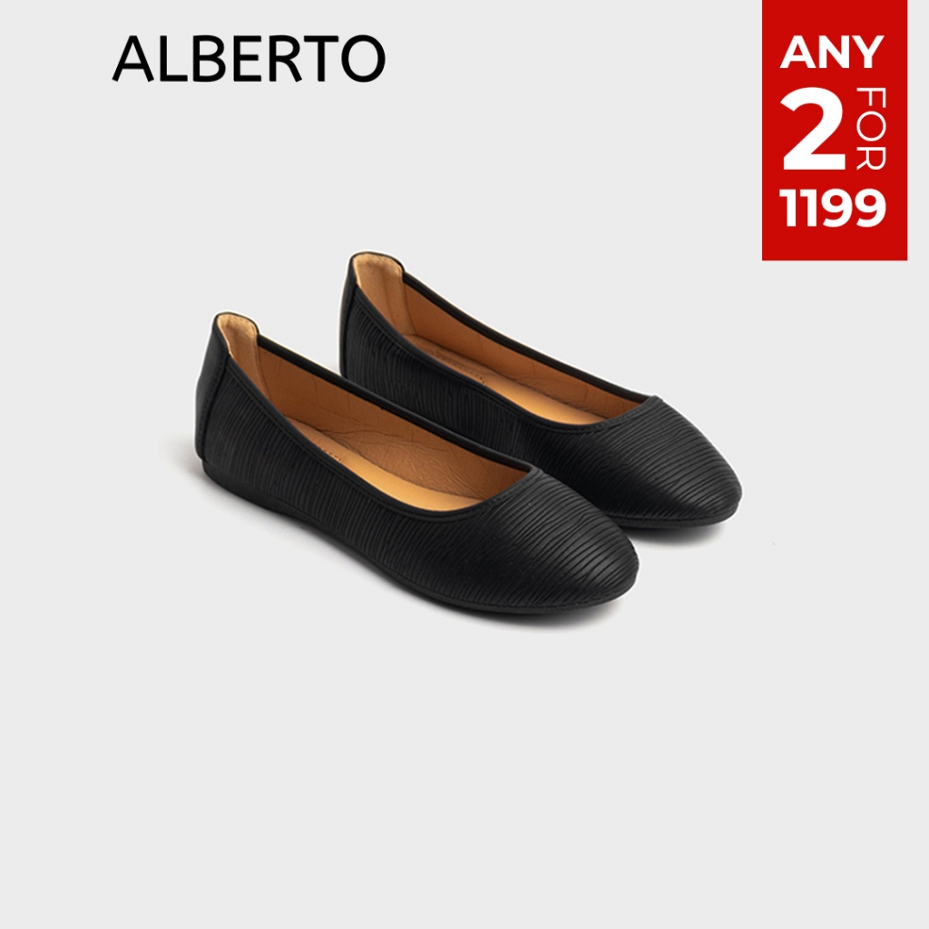 ALBERTO Women's Frida Flat Shoes | Shopee Philippines