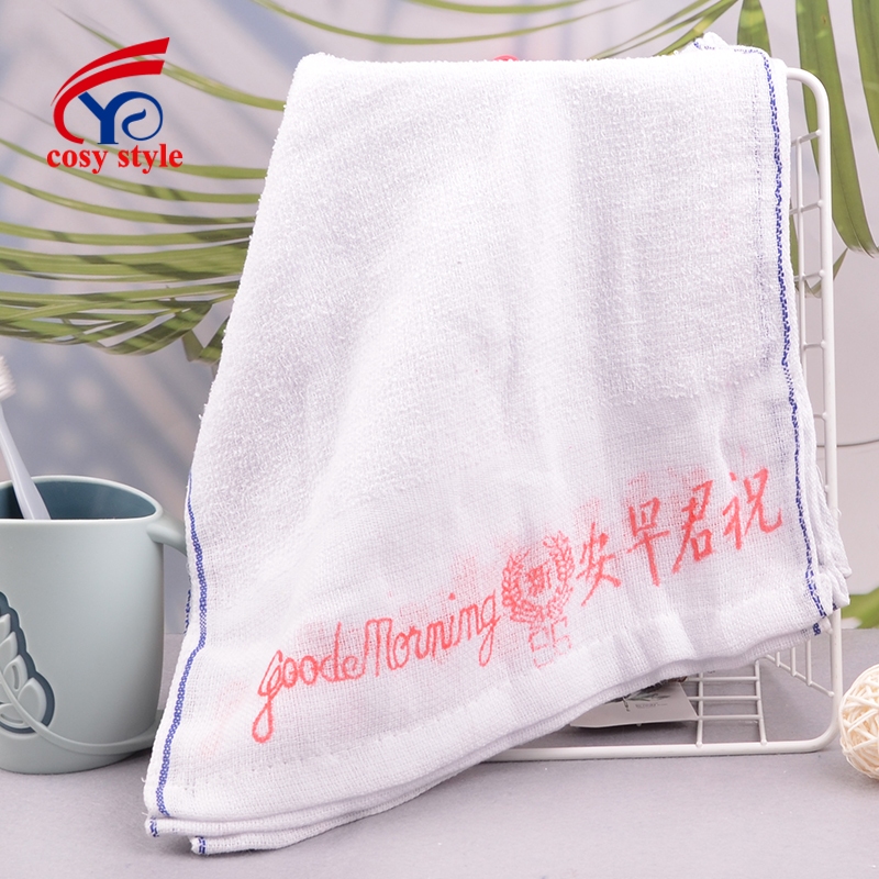 GOODMORNING Towel Hand/FACE 100%cotton makapal (BLUE LINE) | Shopee ...