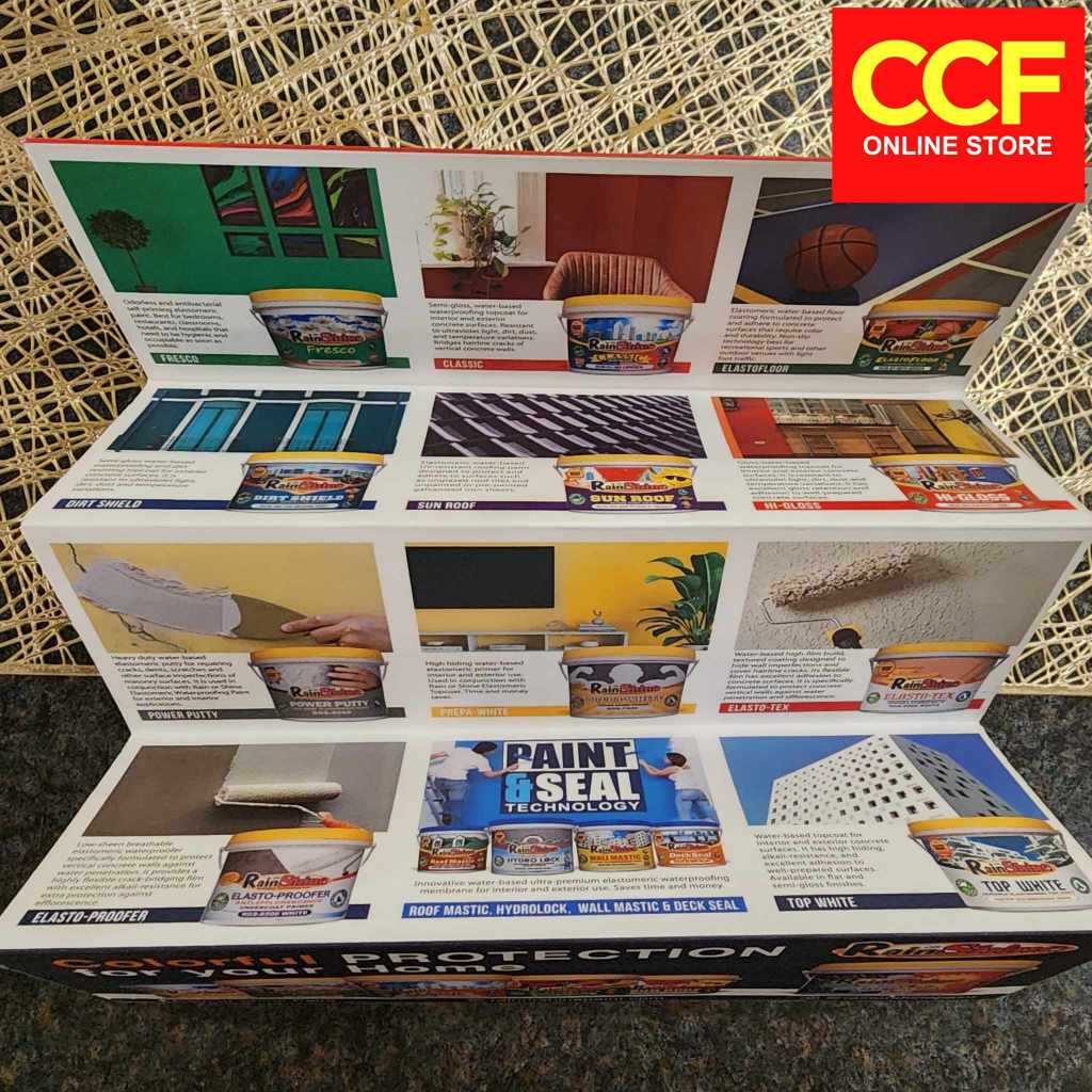 Rain or Shine Elastomeric Paint Color Chart Color Guide ( Sold per ...