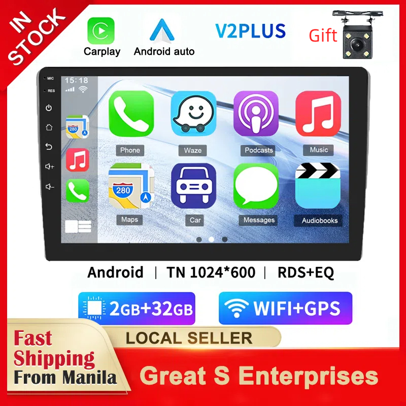 7 9 10 Inch 2 Din Android 12 Android Car Stereo With Gps Wifi Head Unit