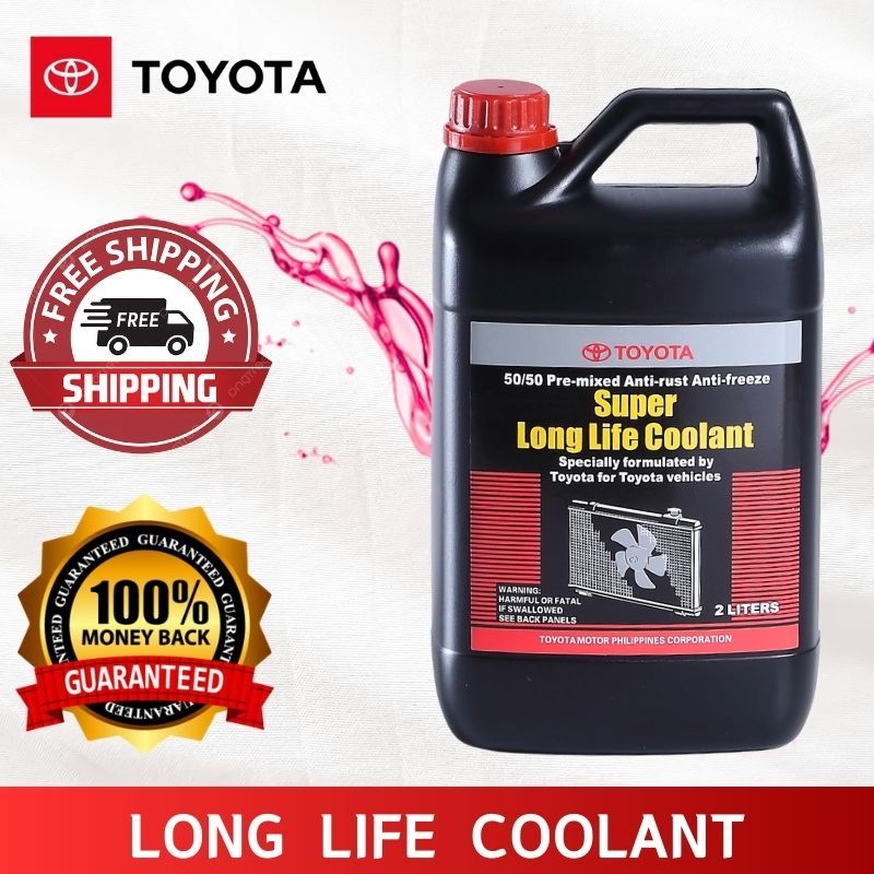 Toyota Coolant Pink Ready to use Pink 2Liter Car radiator prestone ...