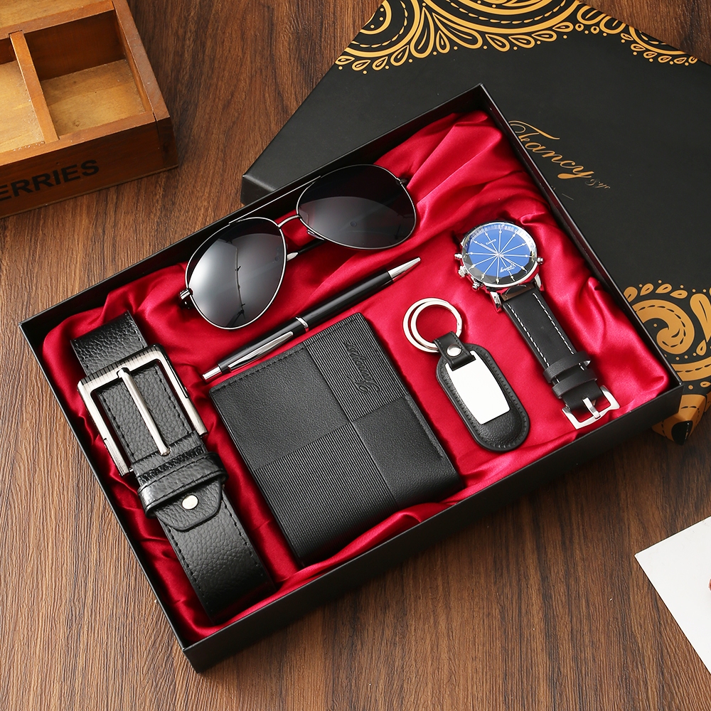 Men's Gift Set Watch Purse Key Chain Present For My Boyfriend Birthday ...