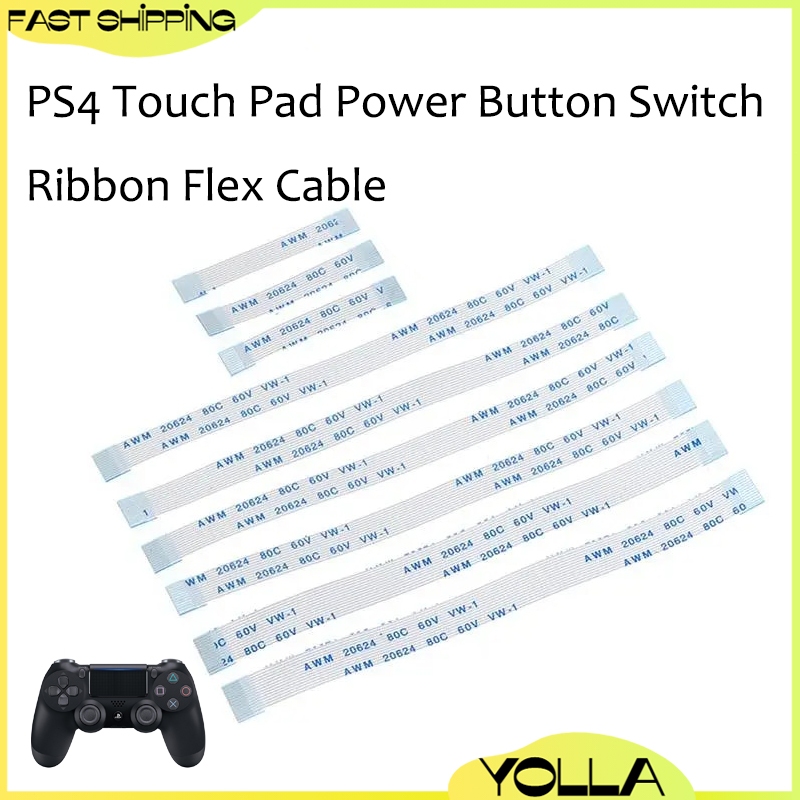 10/12/14 Pin x 3PCS Dualshock 4 PS4 Touch Pad Power Button Switch Ribbon Flex Cable | Shopee ...