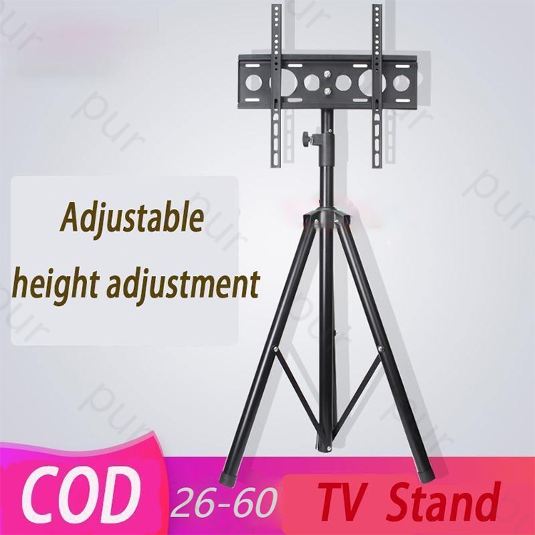 Portable TV Stand for 26-60 Inch Height Adjustable Tripod TV Rack Stand ...