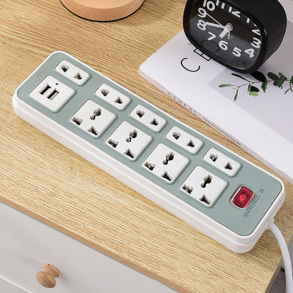 Multi-Function Row plug-in plug board Outlet Socket Plug with Switch ...