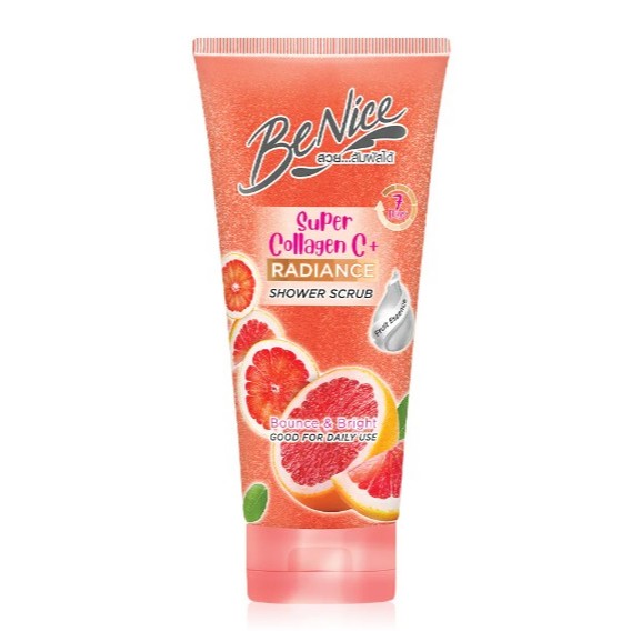 BENICE Super Collagen C Shower Scrub (180 ml) | SOAP BAR (120 g) | Shopee Philippines