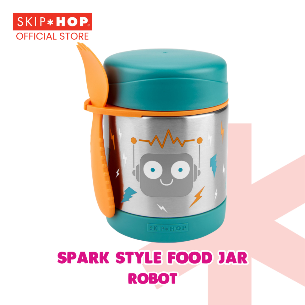 Skip Hop Spark Style Food Jar- Robot | Shopee Philippines