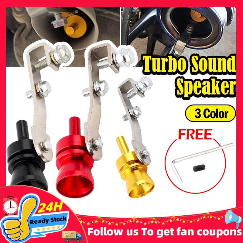 Universal Car Turbo Sound Whistle Exhaust Pipe Moto Sound Tail Muffler ...