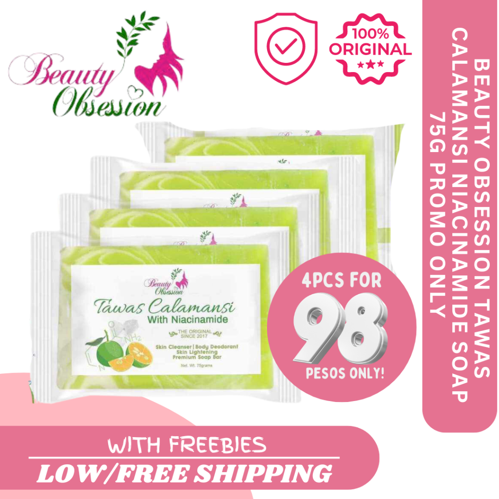 BEAUTY OBSESSION TAWAS CALAMANSI NIACINAMIDE SOAP 75G PROMO ONLY ...