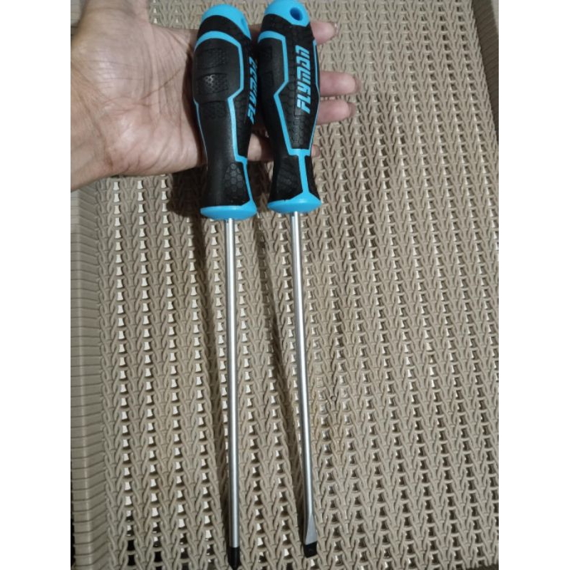 8INCH FLAT AND PHILIP SCREW RUBBER FLYMAN ORIGINAL | Shopee Philippines