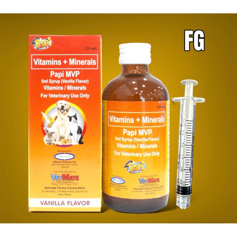 Papi Mvp Multivitamins and Minerals 120ml | Shopee Philippines