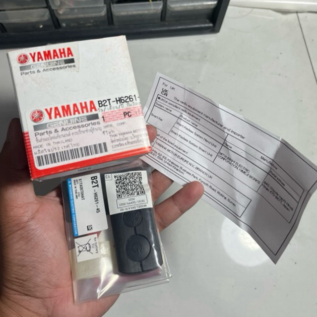 Genuine Yamaha Remote 433.92mhz / Techmax turbo / Aerox / Nmax / Xmax ...
