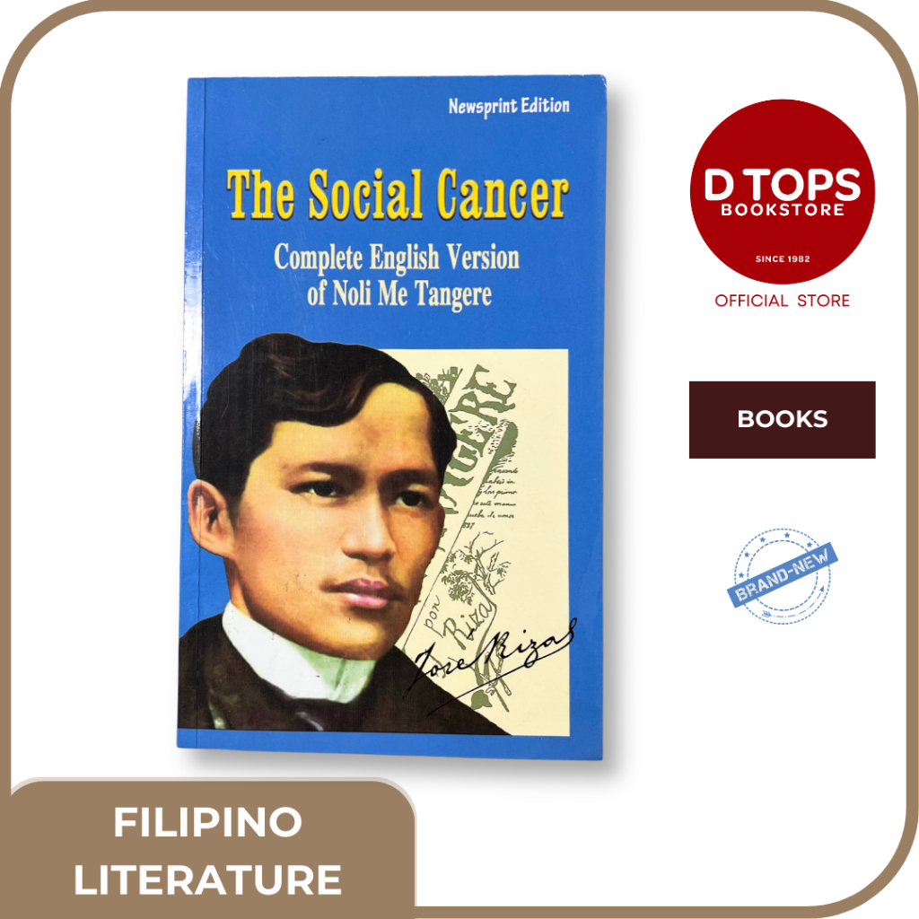 THE SOCIAL CANCER Complete English Version of Noli Me Tangere Newsprint ...