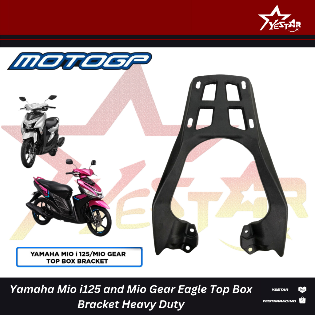 Yestar 1 pc Yamaha Mio i125 and Mio Gear Eagle Top Box Bracket Heady ...