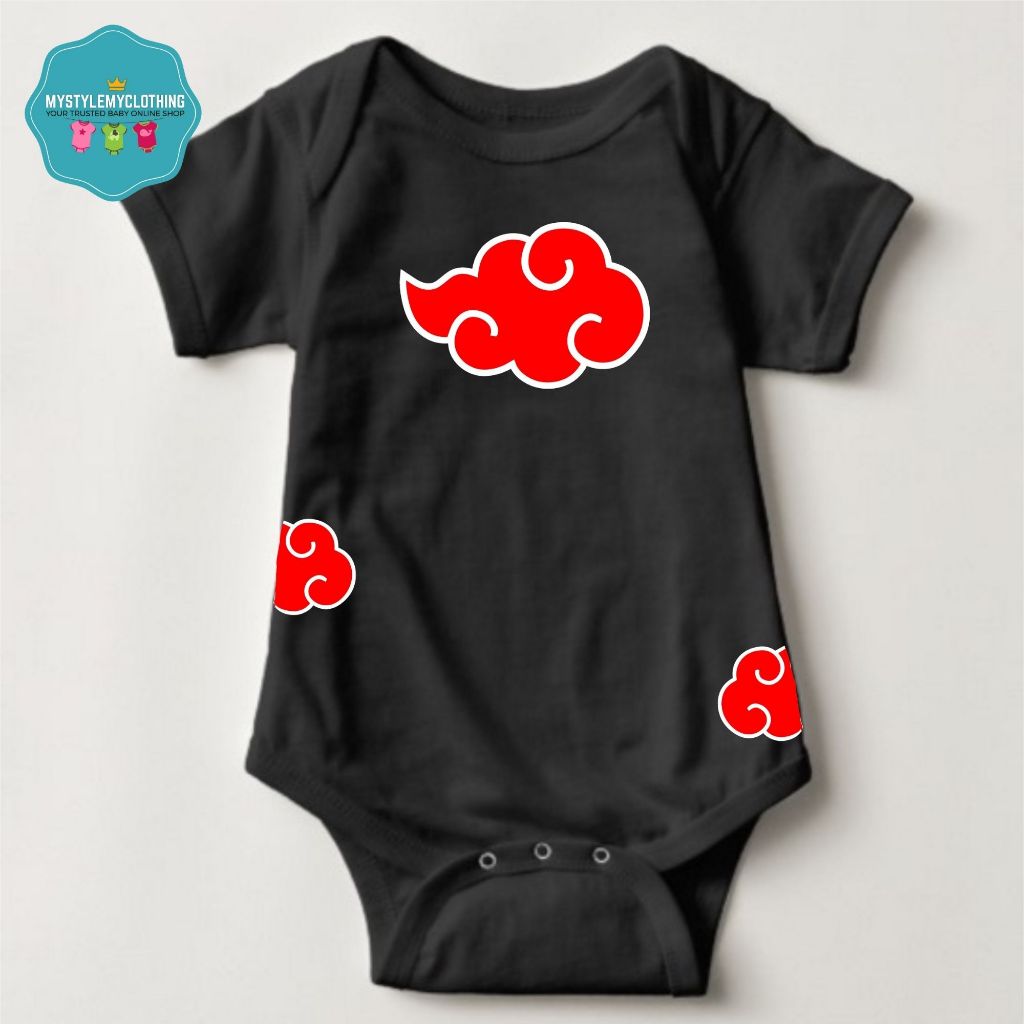 Baby Character Onesies with Name Back Print - Akatsuki Onesies | Shopee ...