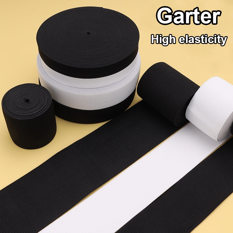 Garter - Elastic Garter per 5 yards, Colors; Black and White | Shopee ...
