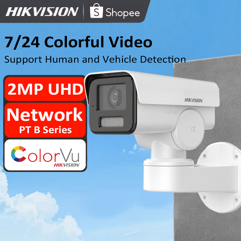 Hikvision 2MP PT Series With ColorVu Network Bullet PT Camera IP66 ...