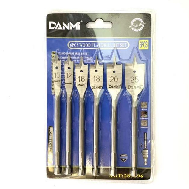 Lonysu.Ph 6PC SET METRIC FLAT WOOD SPADE DRILL BIT SET CUTTER HEX ...