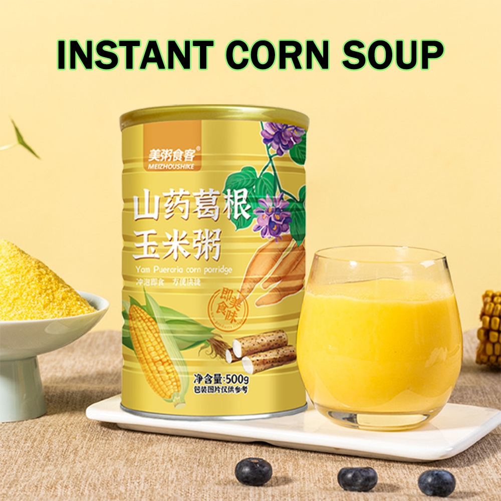 Instant Corn Soup 100% Original Breakfast Corn Powder Japanese Instant ...