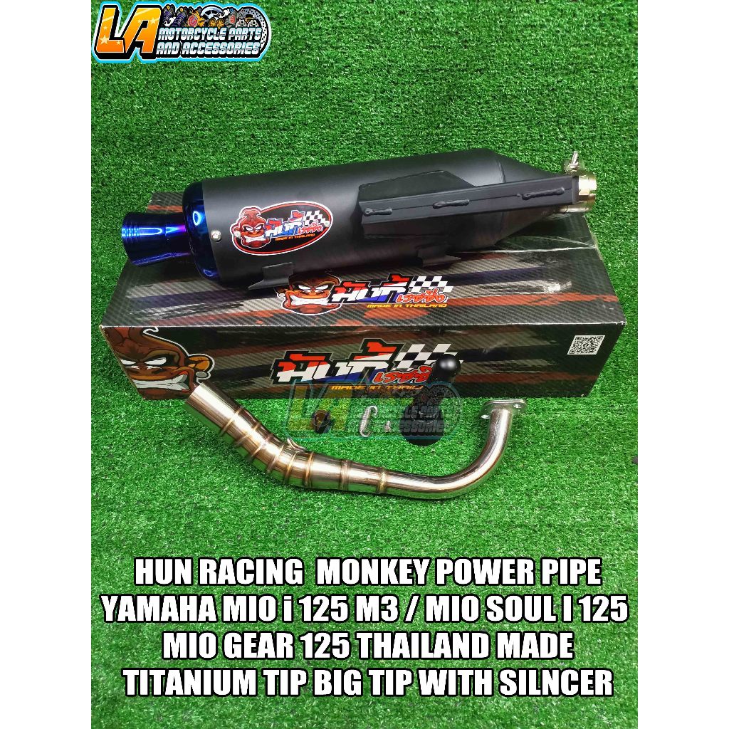 HUN RACING MONKEY POWER PIPE YAMAHA MIO I 125 M3 / MIO SOUL I 125 ...