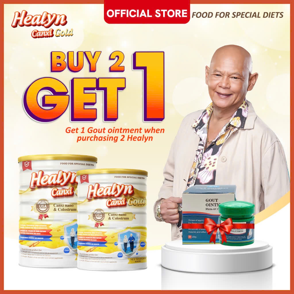 Healyn Canxi Gold Milk - BUY 2 GET 1 prevents osteoporosis, supplements ...