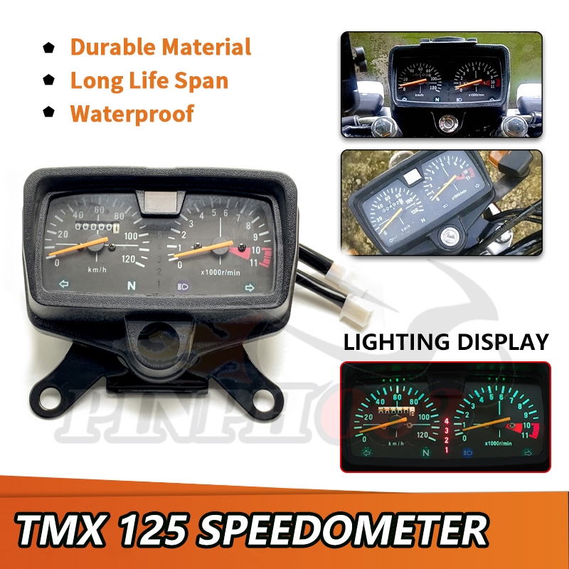 TMX 125 Speedometer Gauge Motorcycle 2 In 1 ODO Meter | Shopee Philippines