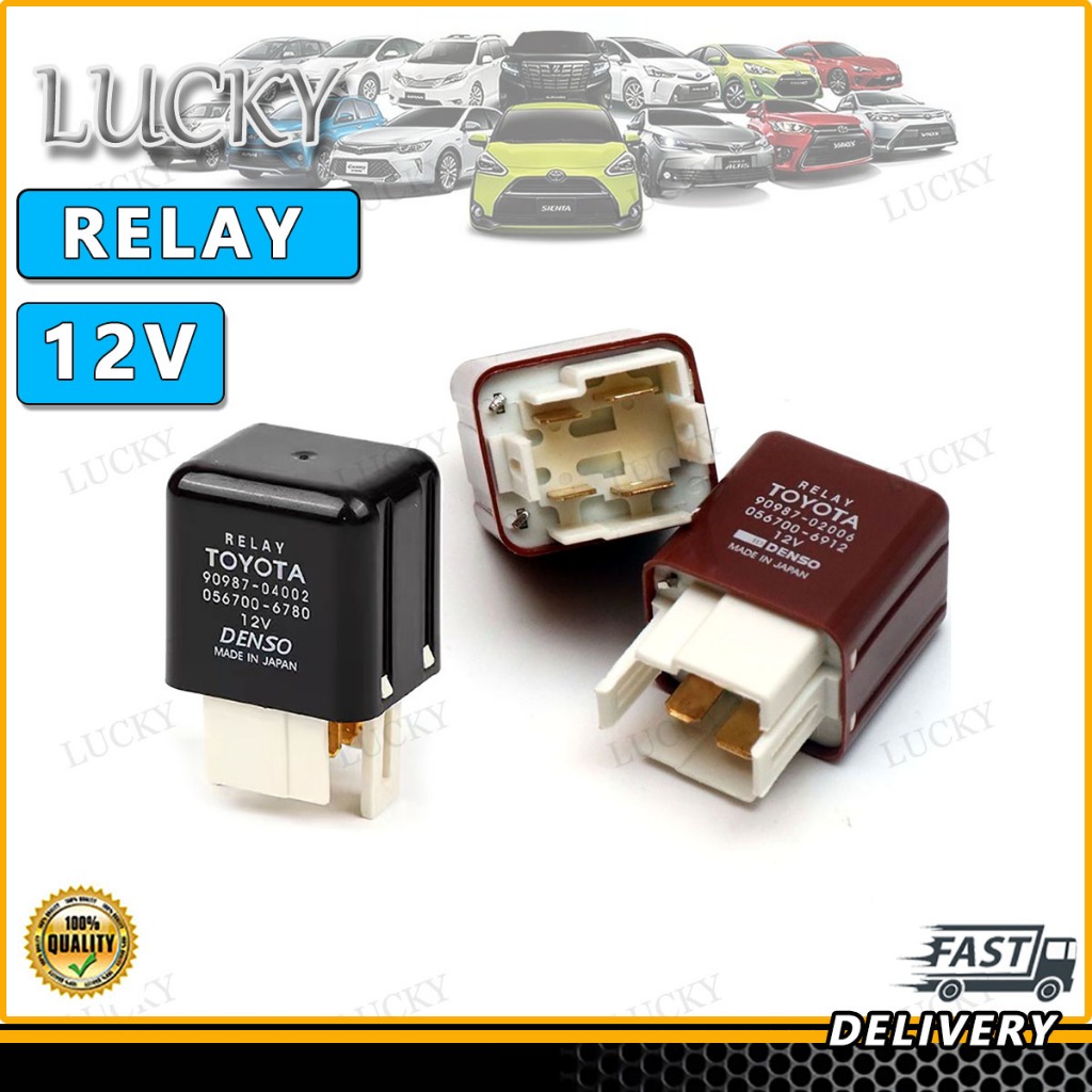 Lucky DENSO Power Relay 12V 4Pin 5Pin 90987-04002 056700-6780 For ...
