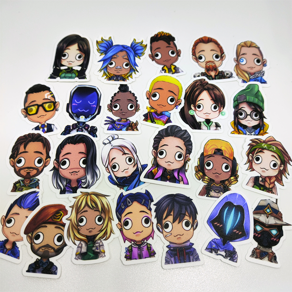 VALORANT Derpy Agents Waterproof Stickers l Maerachii | Shopee Philippines