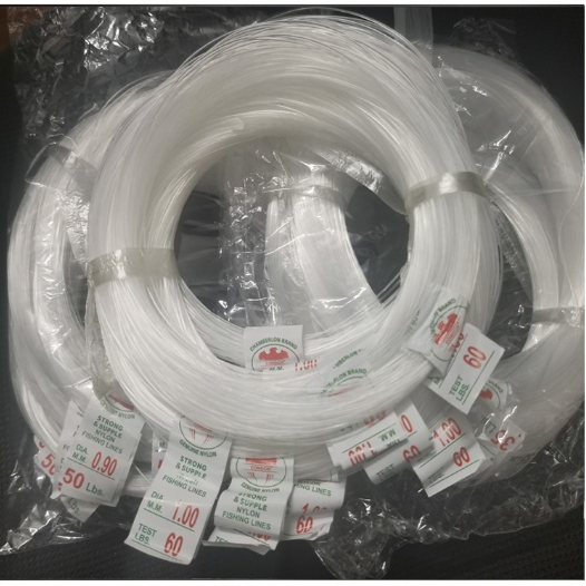 new cod Tansi / Fishing line / Nylon string Monoline Transparent 0.6mm ...