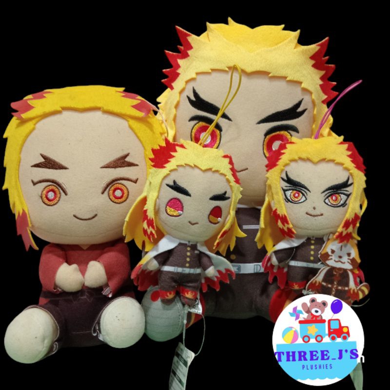 Demon slayer Rengoku x Rascal plush toy preloved | Shopee Philippines