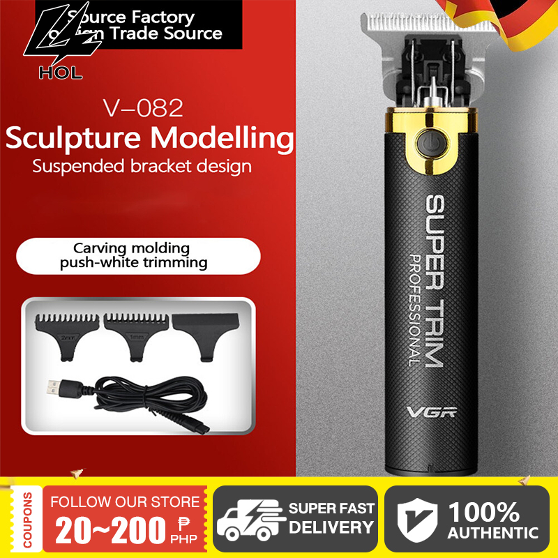 VGR V-082 Electric Hair Clipper Rechargeable Noise Reduction T-shape ...