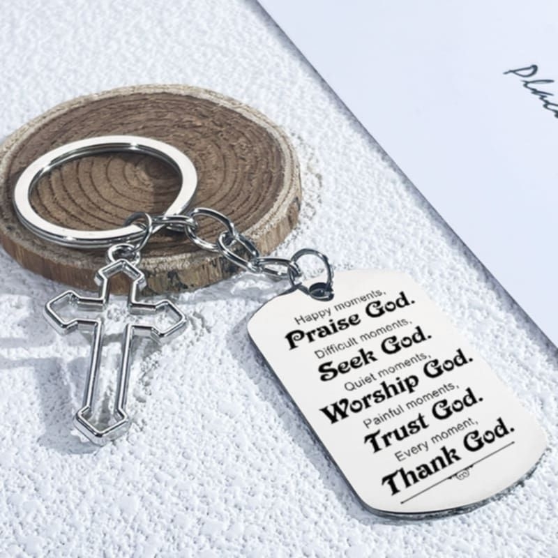 Bible Verse stainless steel Keychain | Shopee Philippines