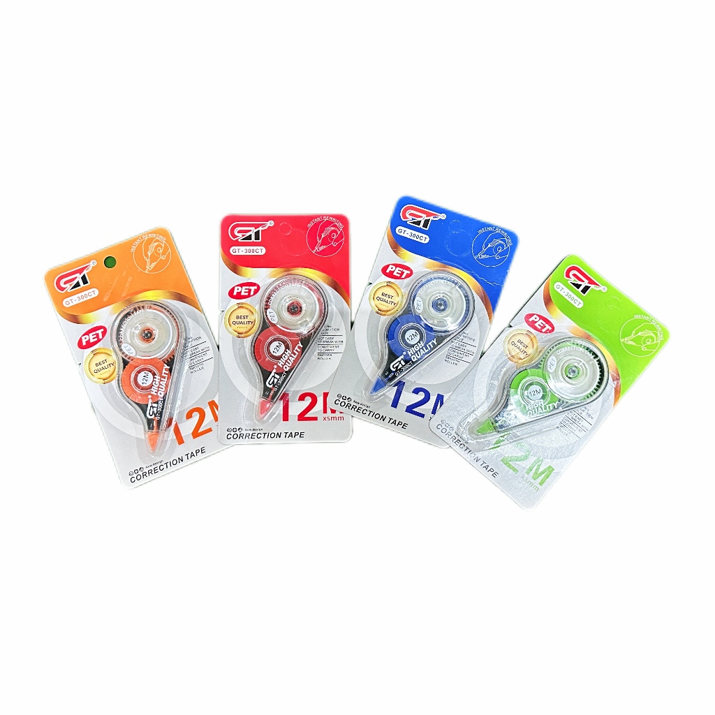 GT Correction Tape 12M x 5MM High Quality | Shopee Philippines