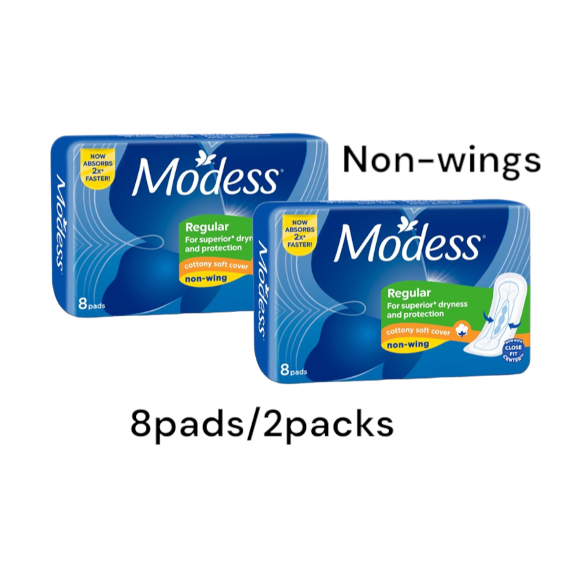 ROS GROCERS MODESS COTTONY SOFT REGULAR SANITARY NAPKIN 8S/2PACKS ...