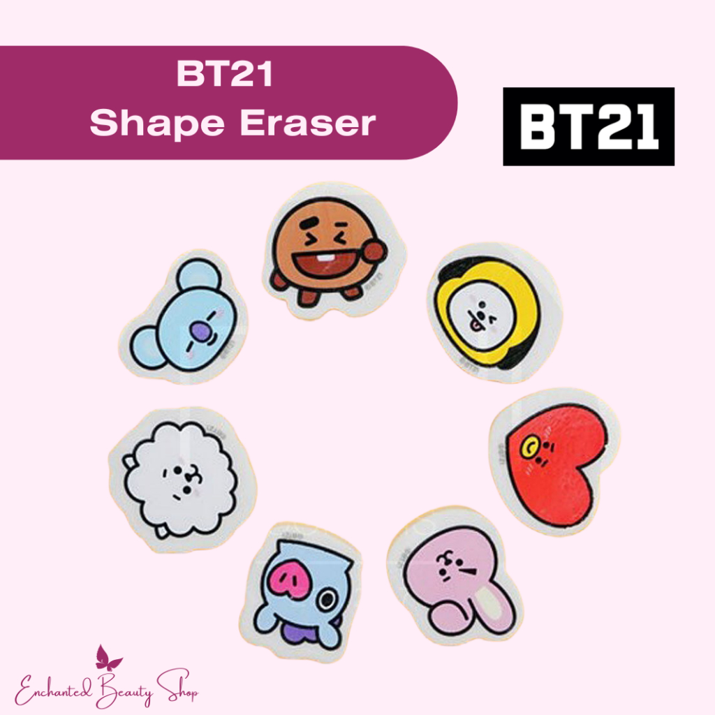 BT21 Characters Shape Eraser | Shopee Philippines
