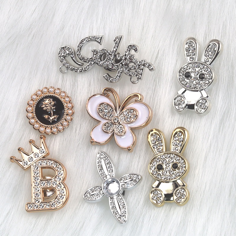 Butterfly Rabbit Crown Jibbitz Charms Shoe Design Buckle Shoe Decor ...