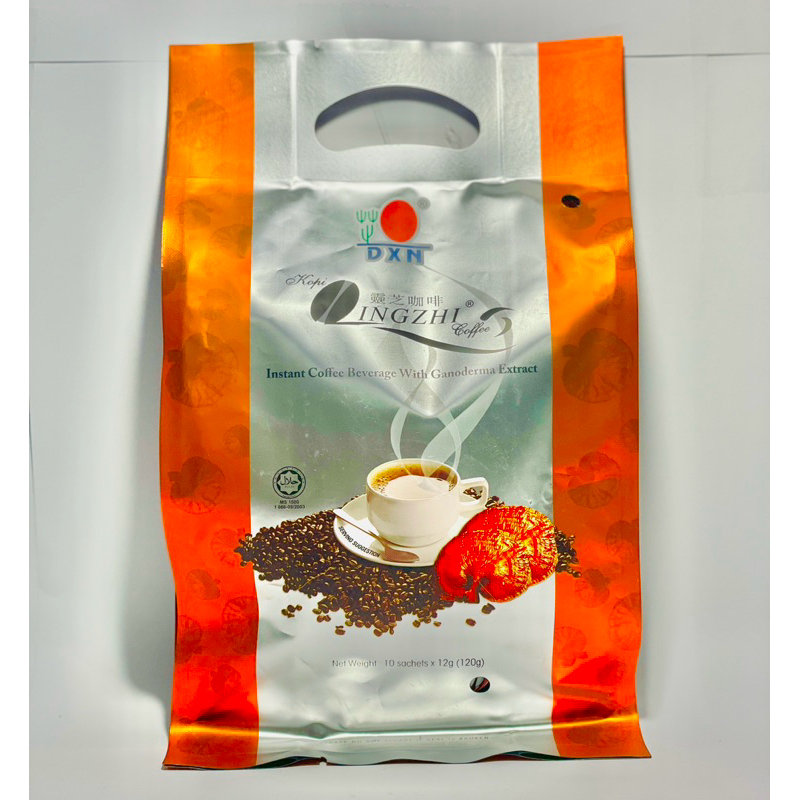 DXN Kopi Lingzhi Coffee 20 sachets x 10.5 g Instant Coffee Beverage ...