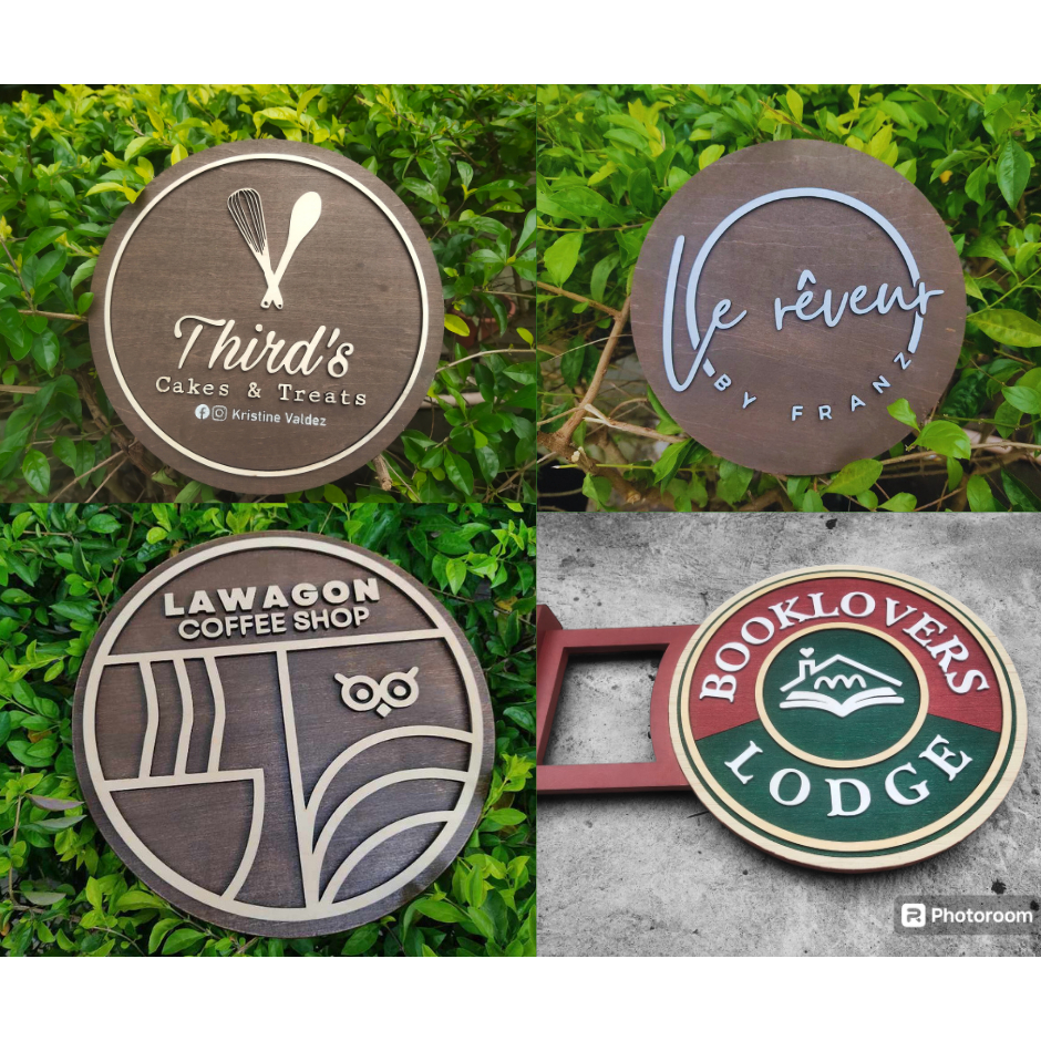 Customized 3D Woodsign, Greeting Sign, Business/Company Logo Signage ...