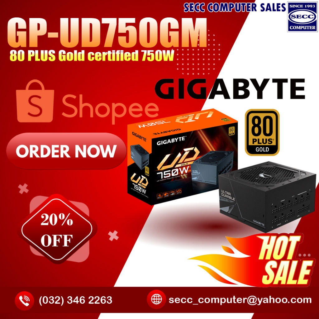 Gigabyte UD750GM Power Supply | Shopee Philippines