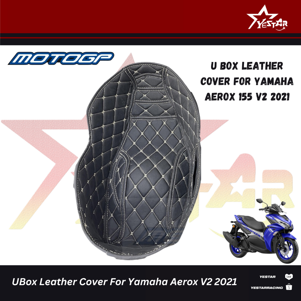 Yestar 1Pcs UBox For Yamaha Aerox V2 2021 Ubox Leather Cover Matting ...