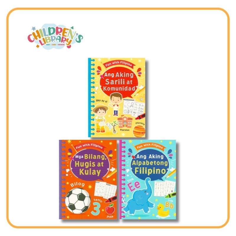 Fun With Filipino SET Series - Workbook For Preschoolers | Shopee ...