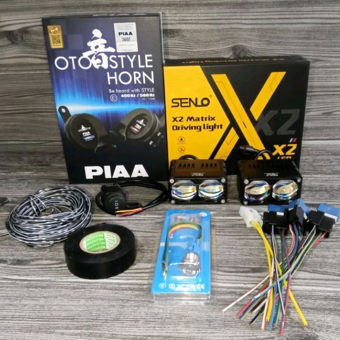 Senlo X2 MDL 90 Watts V3 w/ Piaa Horn Set | Senlo Tri Switch | Shopee ...
