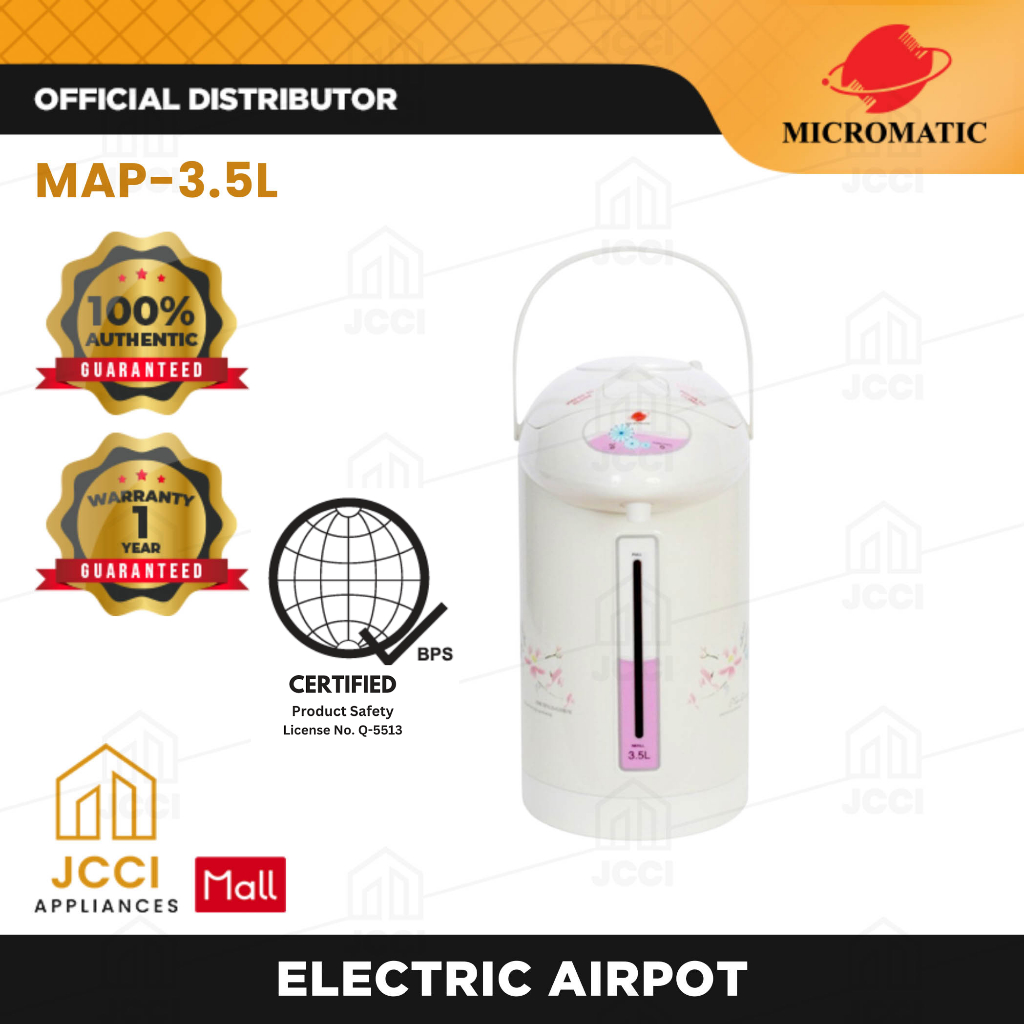 Micromatic Electric Airpot 3.5L Easy Touch Automatic Control Original w ...