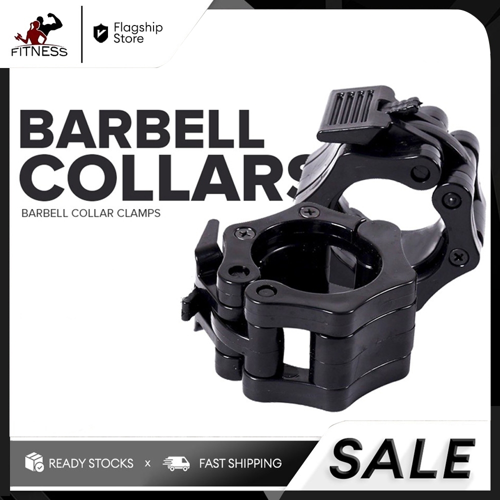 25 mm 1 Pair Exercise Barbell Collars Barbell Lock Olympic Standard ...