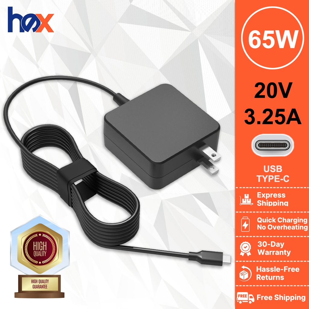 Compatible with Acer 65W USB TYPE C Alpha/Swift/Spin/Chromebook N19Q3 ...