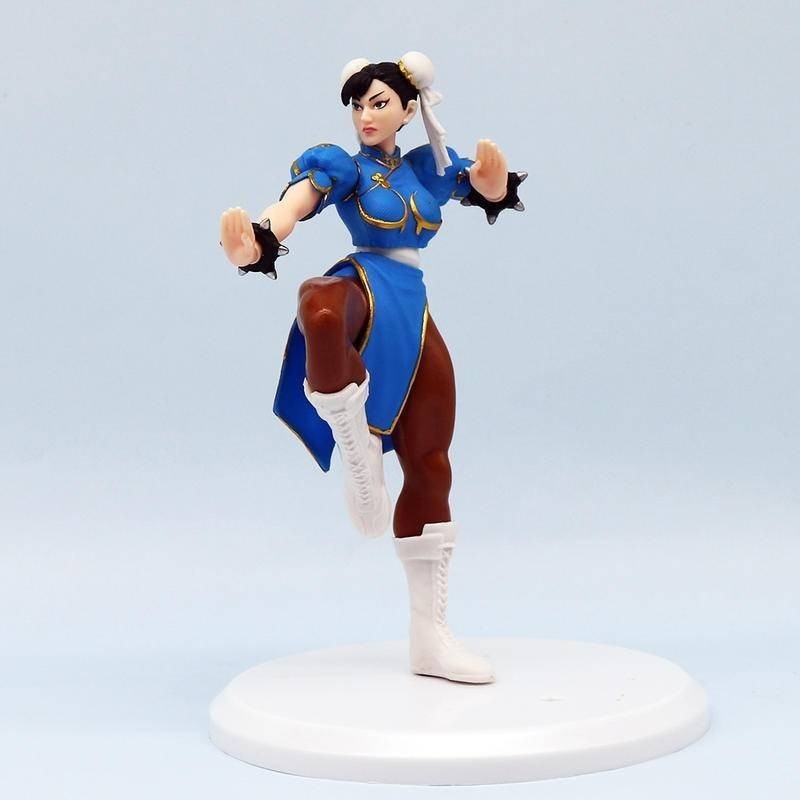 Street Chun-Li White Stand Collectible Action Figure | Shopee Philippines