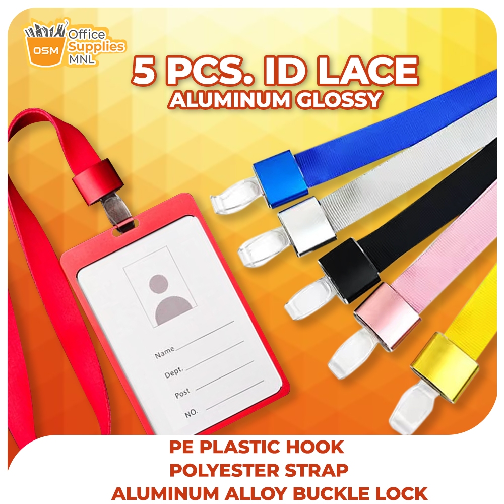5pcs ID Lace Aluminum Glossy 1.5cm ID Lace with Aluminum Casing Plastic ...