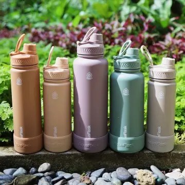 Aqua Flask Earth Series Wide mouth w/ spout lid Vacuum Insulated Stainless Steel Drinking Water ...