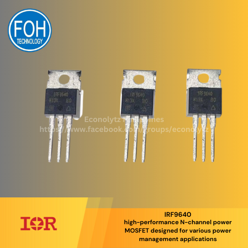 1 PC ORIGINAL IRF9640 200V 11A RDS(on) 50m-ohm TO-220AB HIGH ...