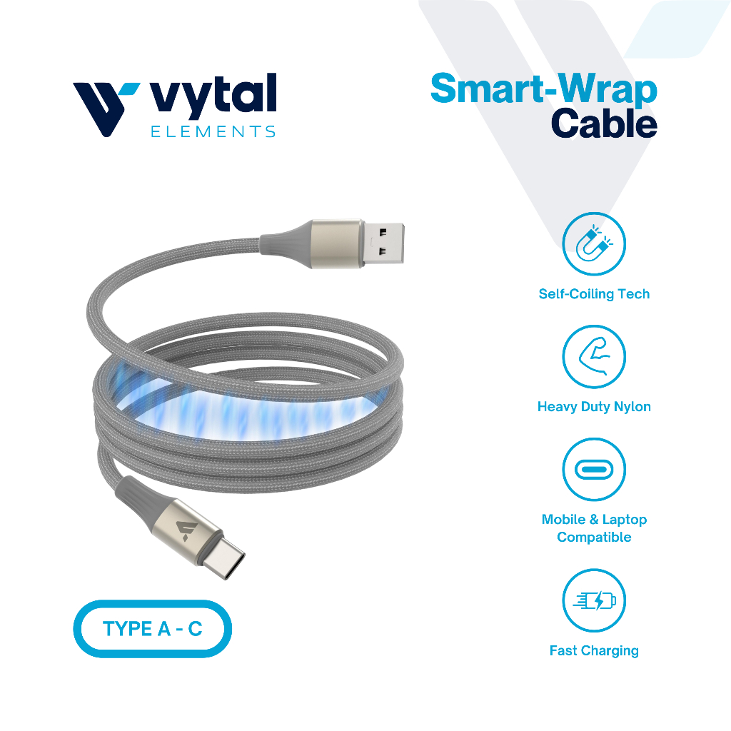 Vytal Elements Smart-Wrap Cable | Shopee Philippines